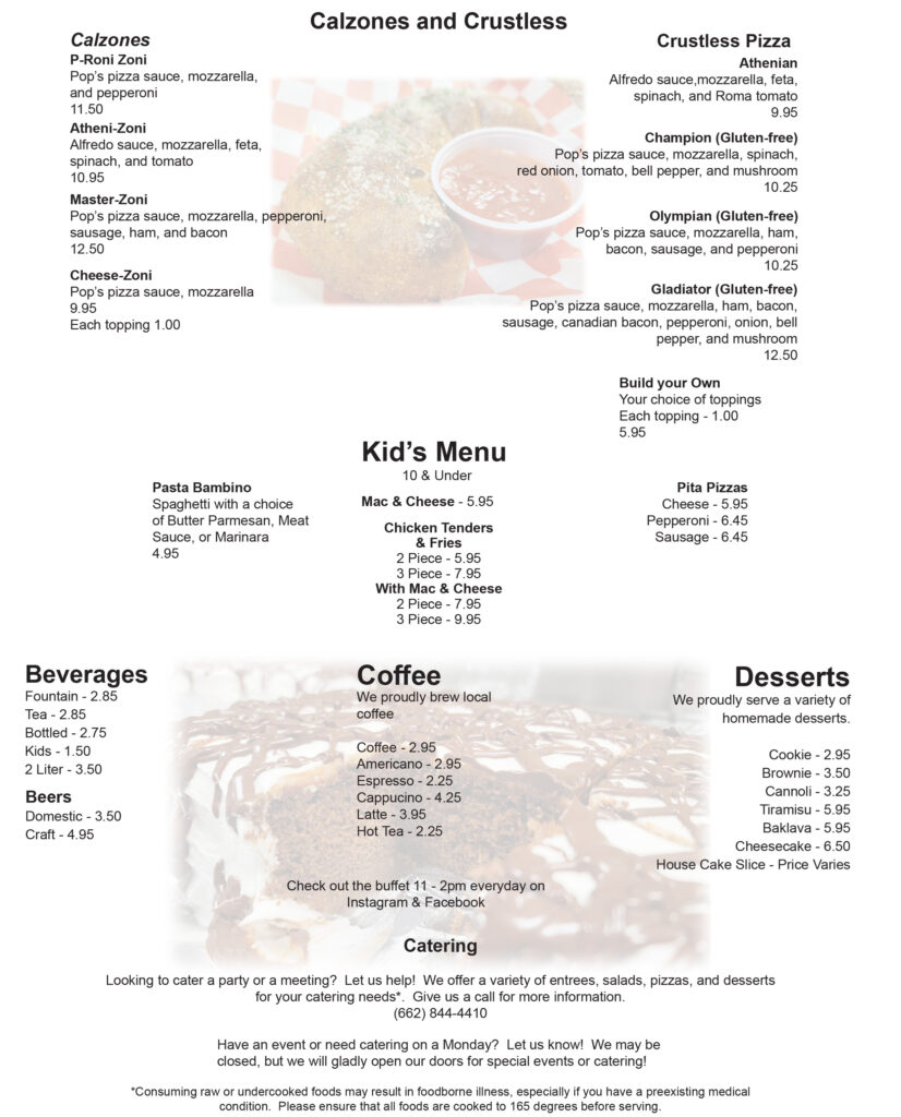 Our Menu - Vanelli's Bistro